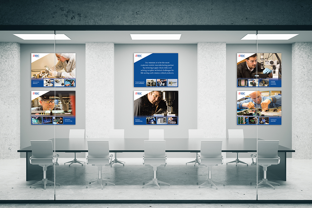 IEC Electronics poster design and brand driver – IDU Creative