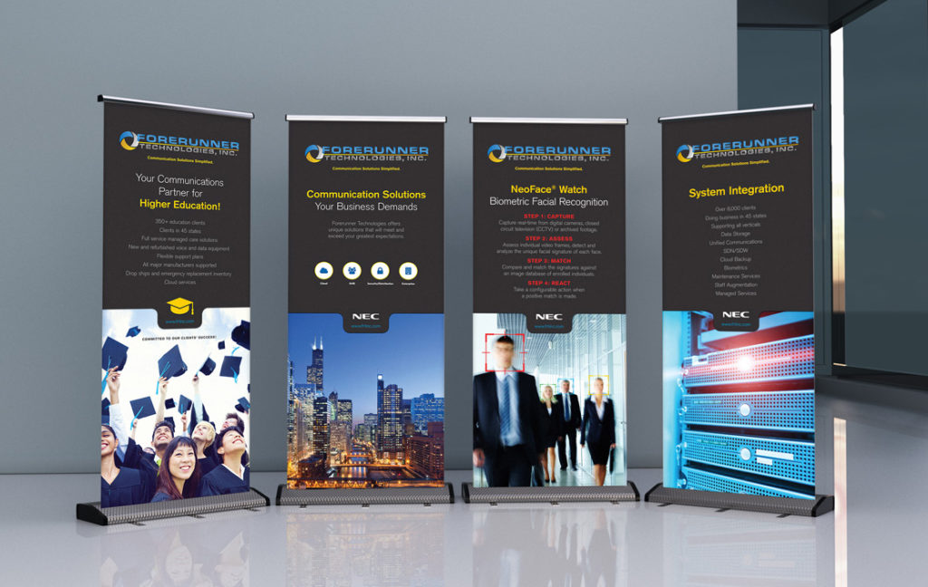 Forerunner Technologies website, collateral, brand design and printing ...