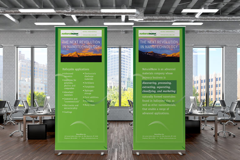 NaturalNano Standing Banners – IDU Creative